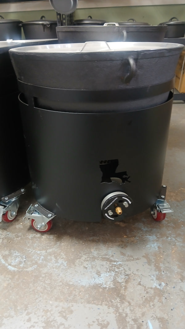 15 Gallon Jambalaya Pot & Roll Around Pot Combo – Gary's Cajun Cookware