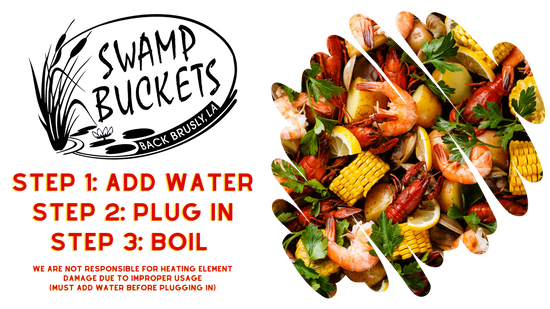 Swamp Bucket - Boiling Bucket – Gary's Cajun Cookware