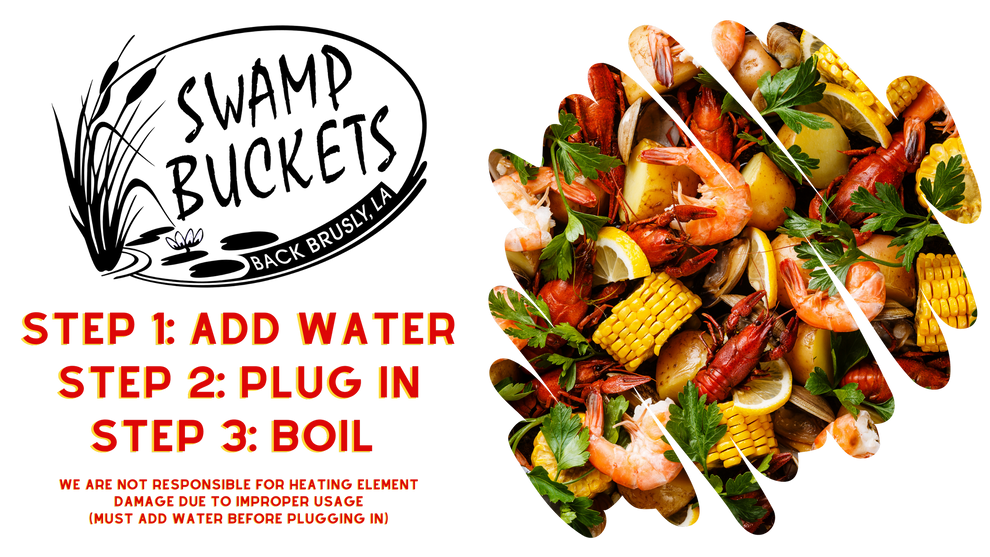 Swamp Bucket - Boiling Bucket – Gary's Cajun Cookware
